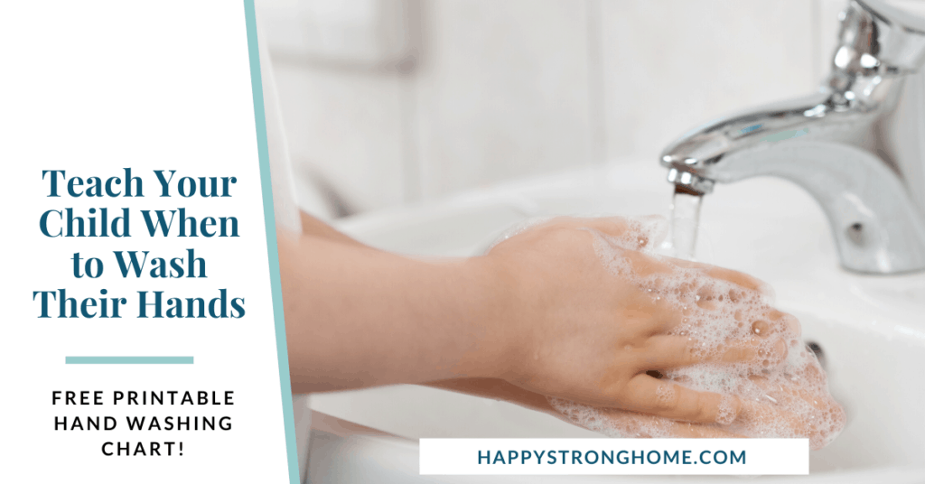 FREE! Handwashing Routines Printable - Happy Strong Home