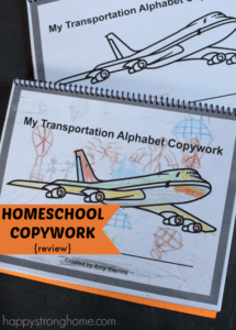 Why we're loving Homeschool Copywork - Happy Strong Home