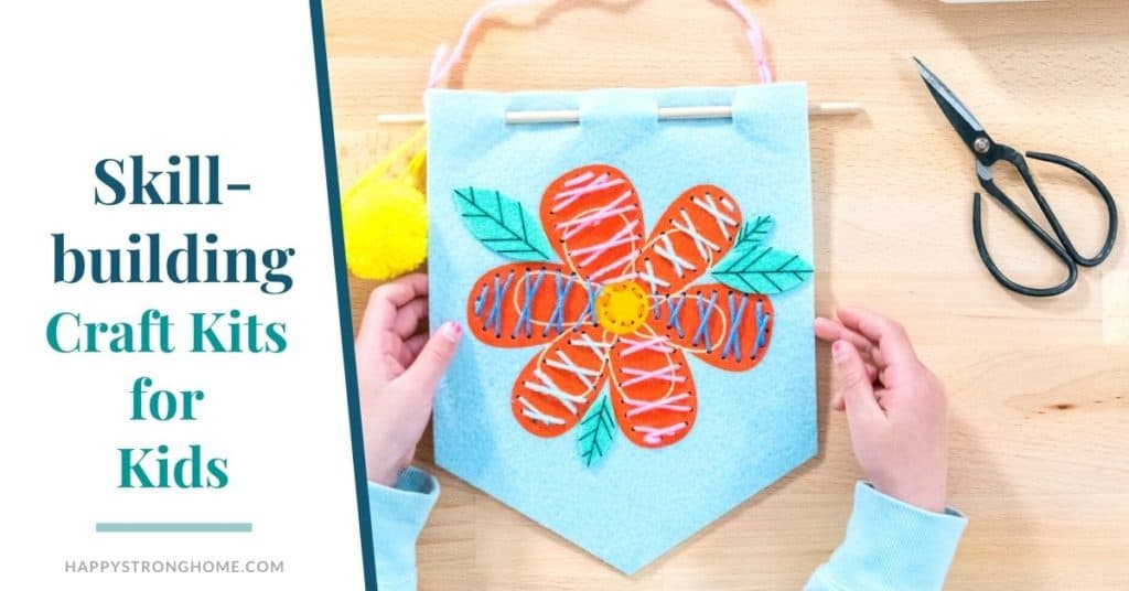 Skill-building craft kits for kids make great gifts! - Happy Strong Home