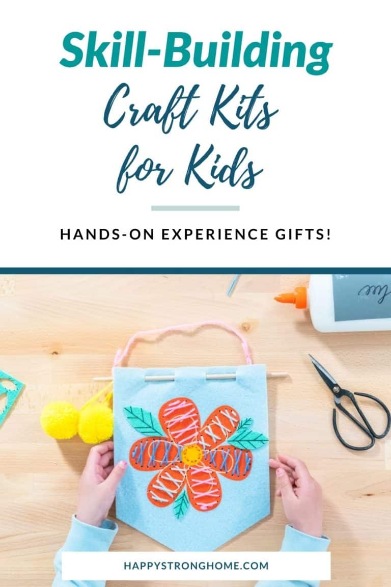 Skill-building craft kits for kids make great gifts! - Happy Strong Home