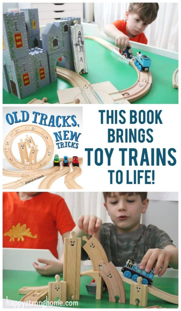 New train book brings toy trains to life + Tracks Snacks Recipe - Happy ...