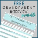 Grandparents Day Interview Printable and Gourmet Gift Idea! - Happy ...