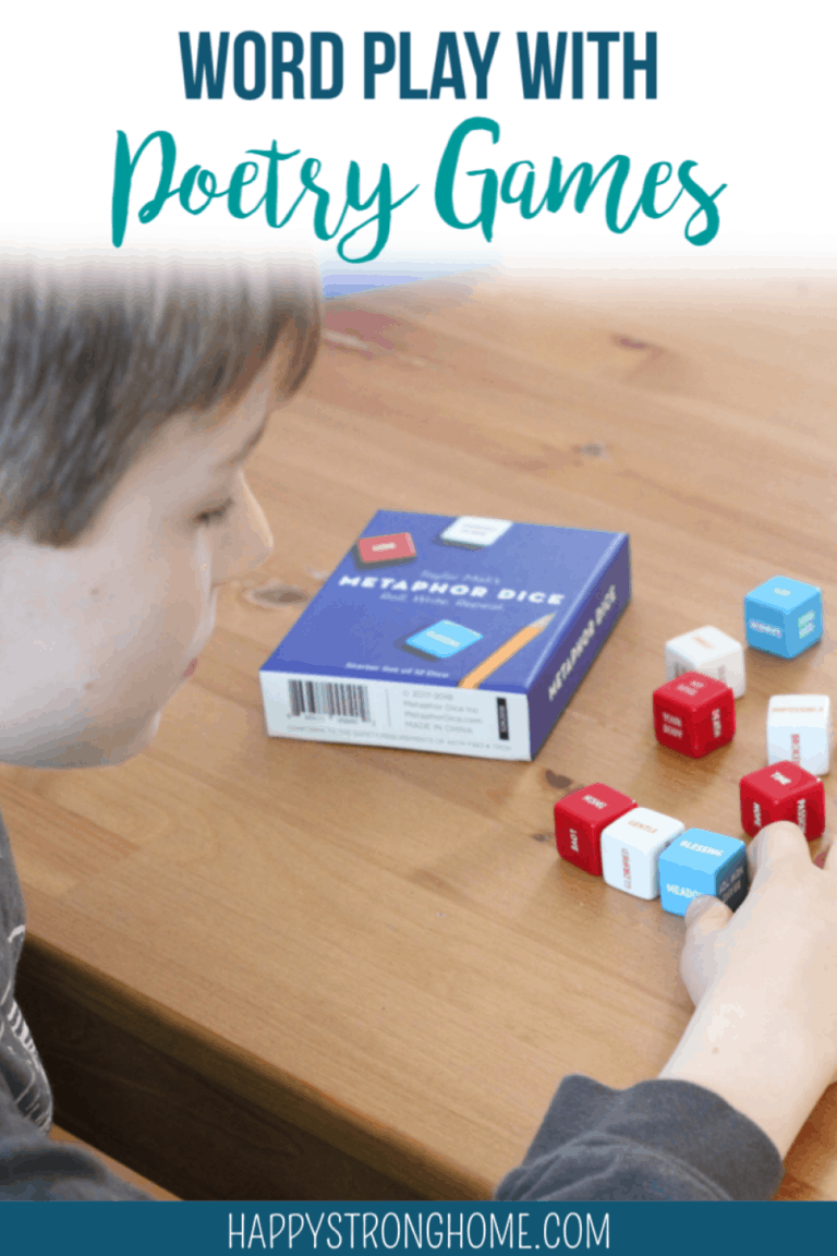 Paint Chip Poetry & other Poetry Games! - Happy Strong Home