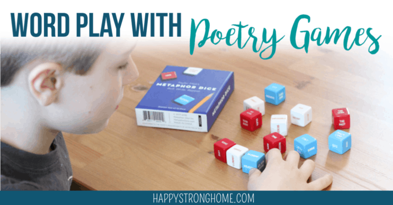 Paint Chip Poetry & other Poetry Games! - Happy Strong Home