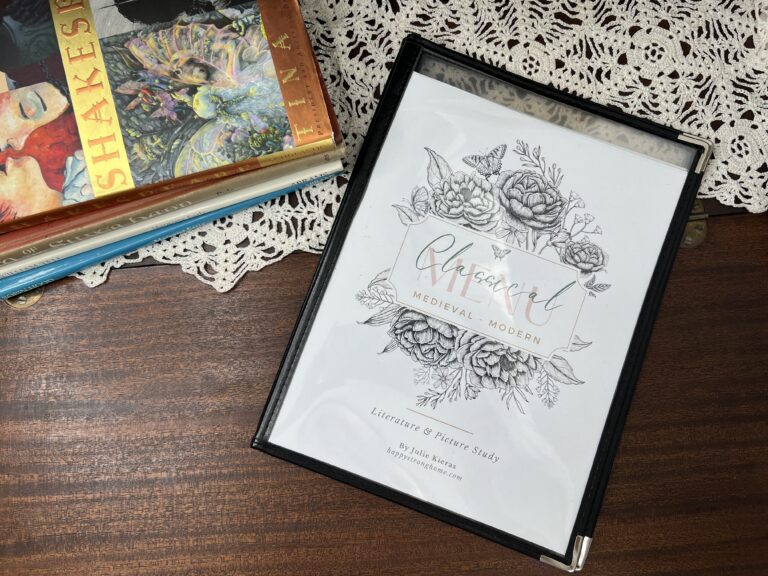 Spruce up Homeschool Morning Time: Try this Classical Morning Menu ...