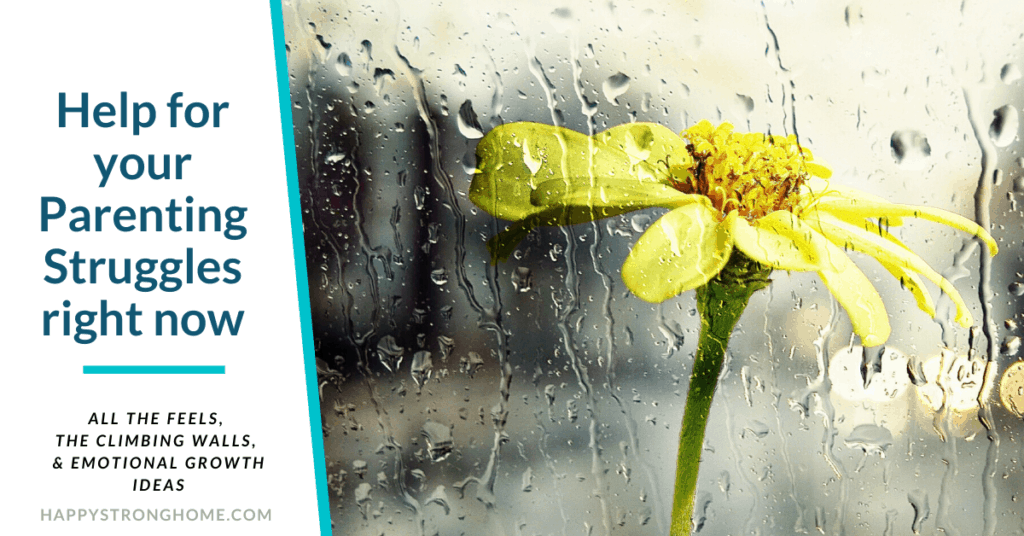 Help for parenting struggles right now - Happy Strong Home