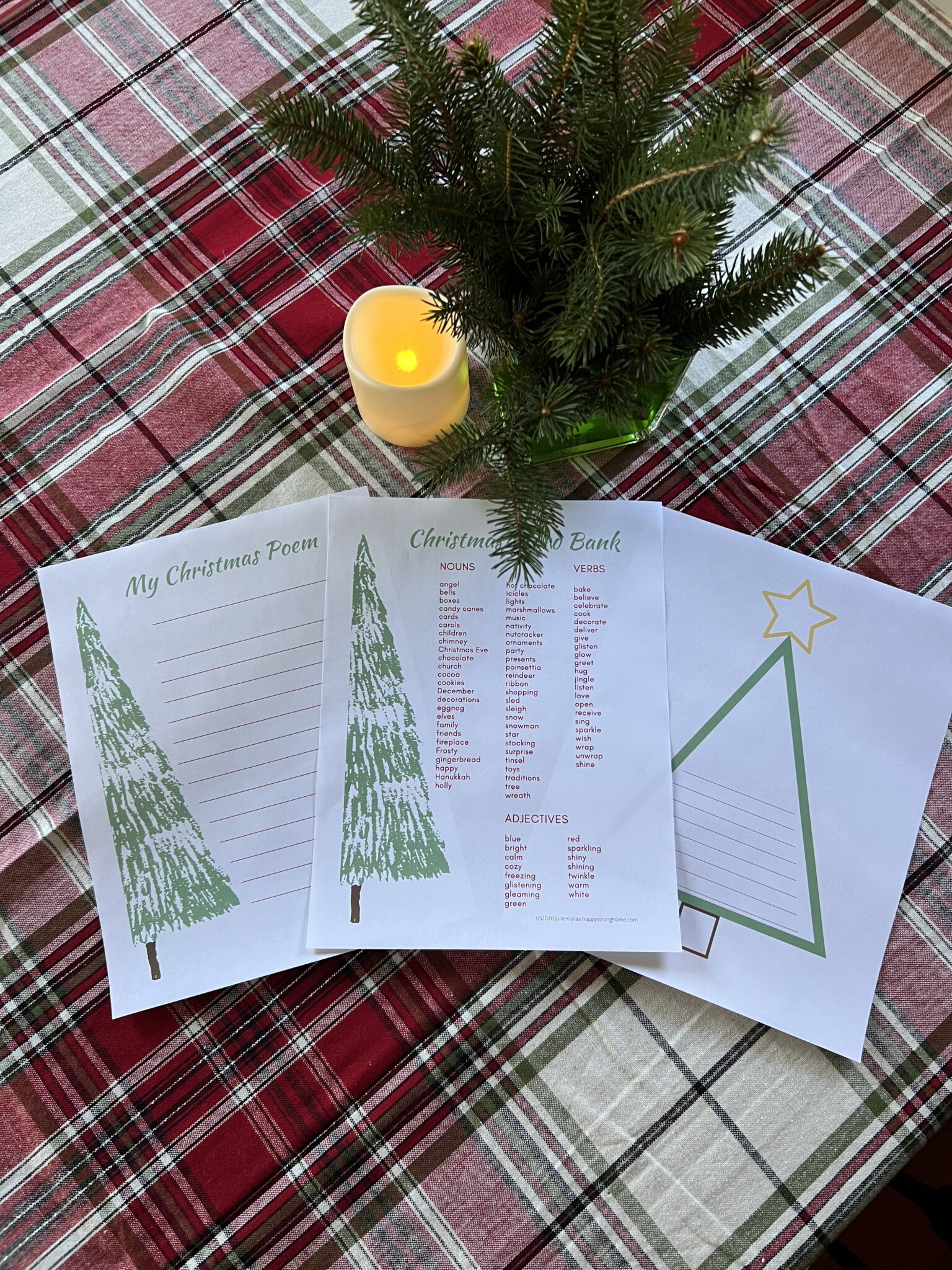 FREE Christmas Poetry Writing Workshop - Happy Strong Home
