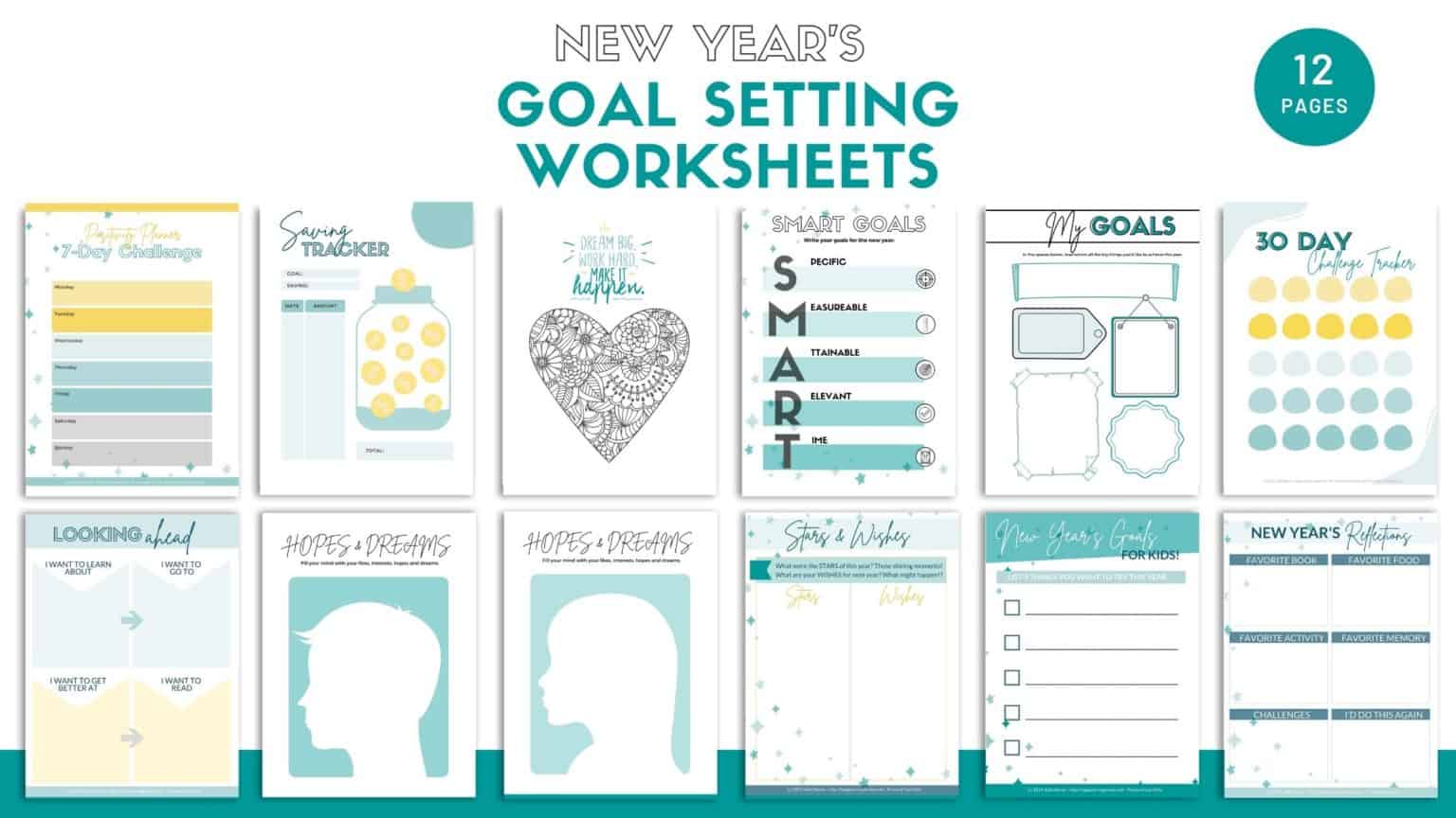 Goal Setting for Preschoolers: New Year's Stars and Wishes {Printable}