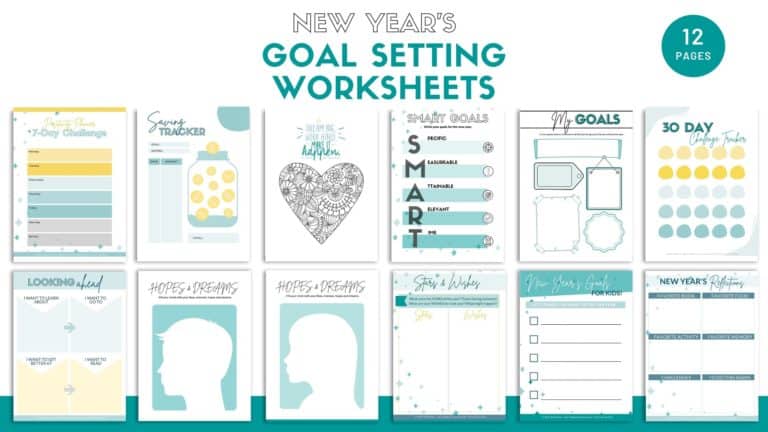 Goal Setting for Preschoolers: New Year's Stars and Wishes {Printable}