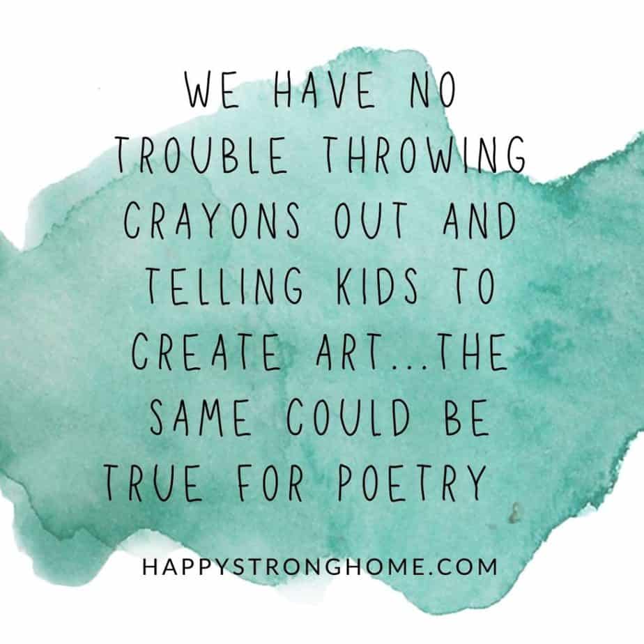 Add Poetry in Your Homeschool Day - Happy Strong Home