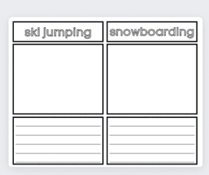 Winter Games Flashcard Template - Happy Strong Home
