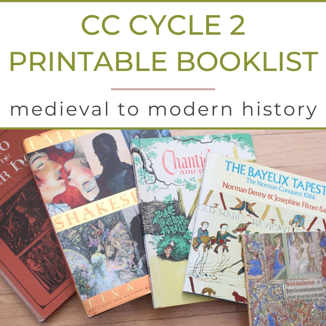 24 Weeks of Great Books: Medieval to Modern Booklist Printable for CC ...