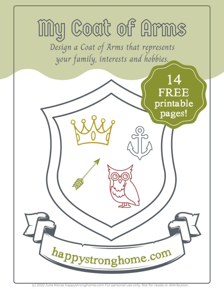 Medieval Times Fun: Create a Coat of Arms Activity - FREE Printable ...