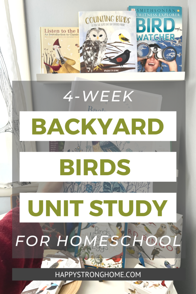 Share the Delight of Backyard Birds: Homeschool Unit Study - Happy ...