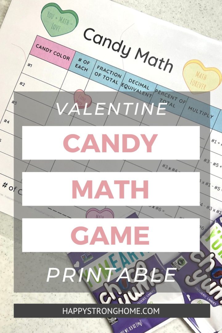 A Sweet Candy Math Game Kids Will Want to Play (Free Printable)