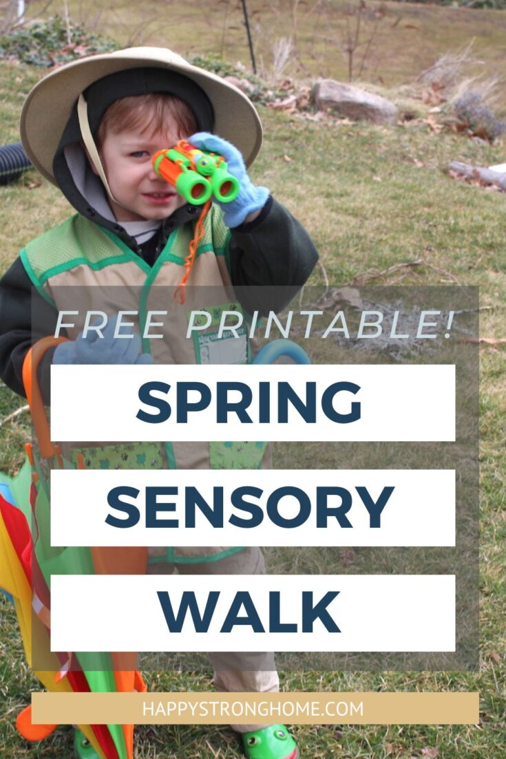 Explore Outdoors: Take a Spring Sensory Walk - Happy Strong Home