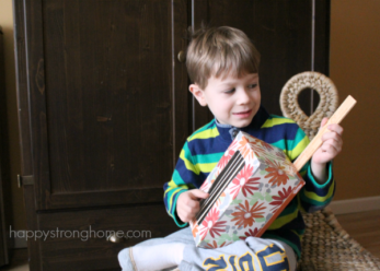 Handmade Musical Instruments Craft for Preschool - Happy Strong Home
