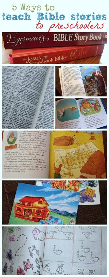 How to teach Bible stories to preschoolers - Happy Strong Home
