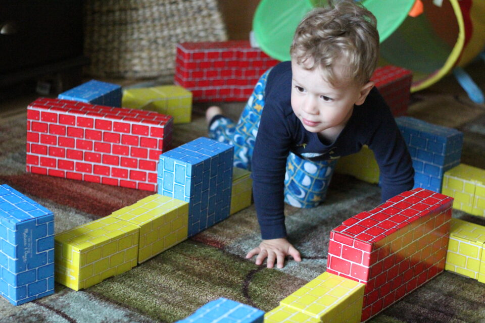 Build a Block Maze Activity - Perfect for a Rainy Day! - Happy Strong Home