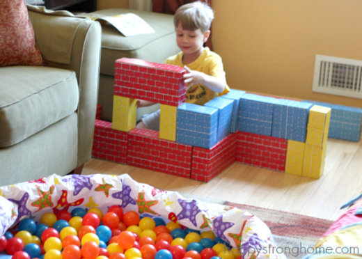 Build a Block Maze Activity - Perfect for a Rainy Day! - Happy Strong Home