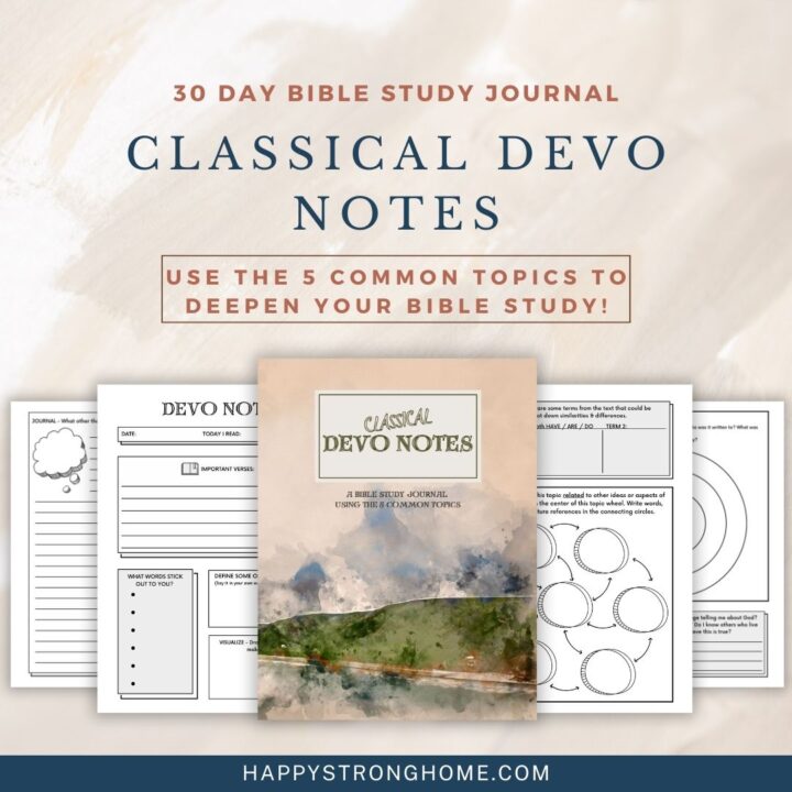 Applying the Five Common Topics to Bible Study: Go Deeper!