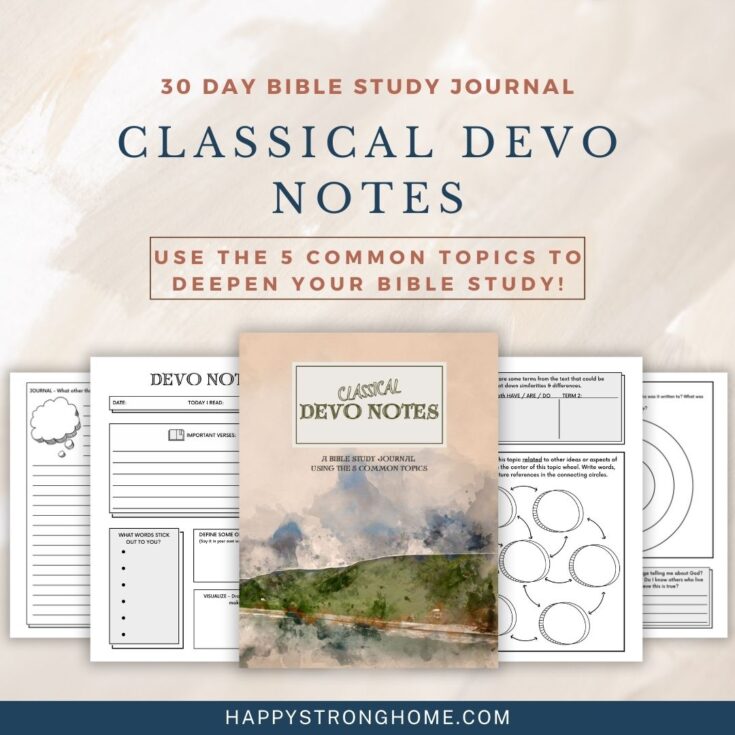 Applying the Five Common Topics to Bible Study: Go Deeper!