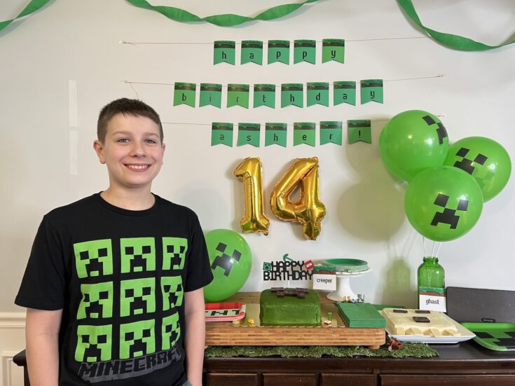 Miner's Quest Minecraft-themed Party Ideas - Quick & Easy! - Happy ...