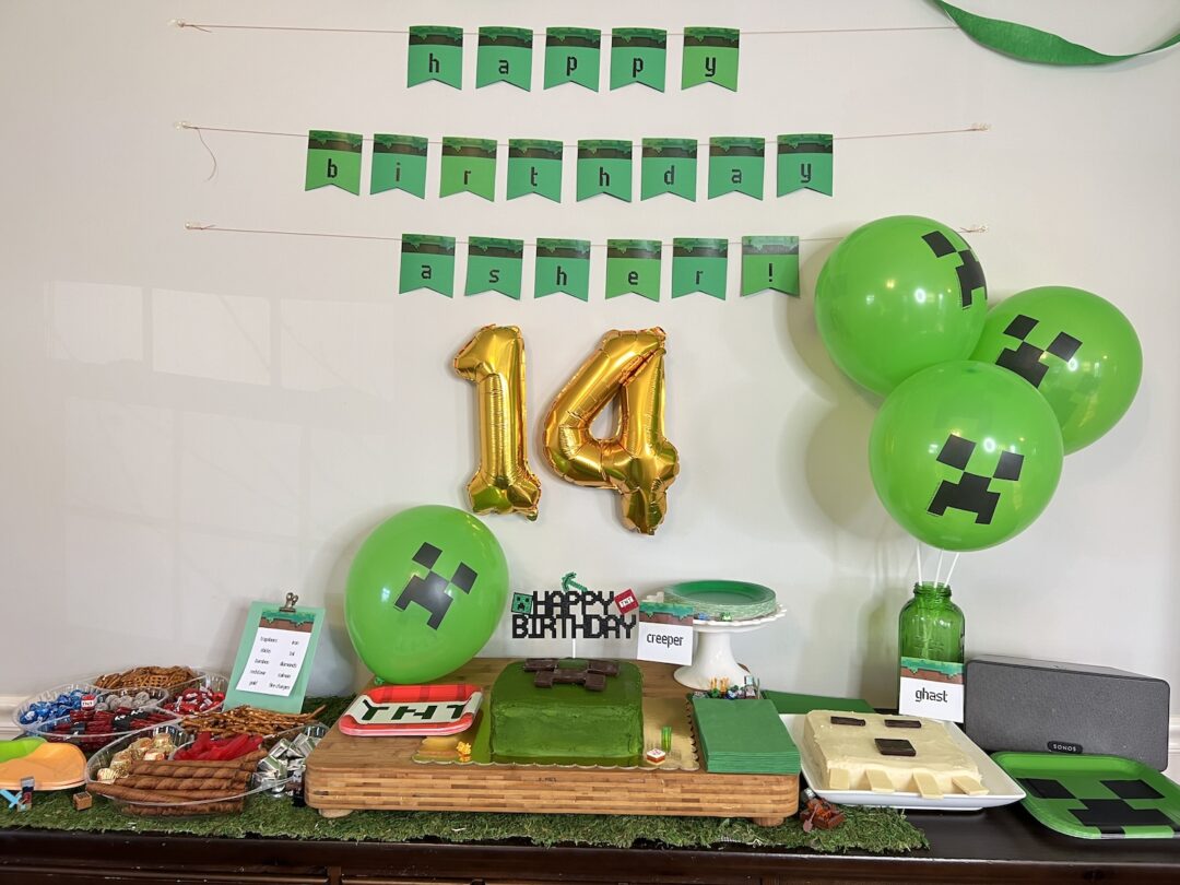 Miner's Quest Minecraft-themed Party Ideas - Quick & Easy! - Happy ...